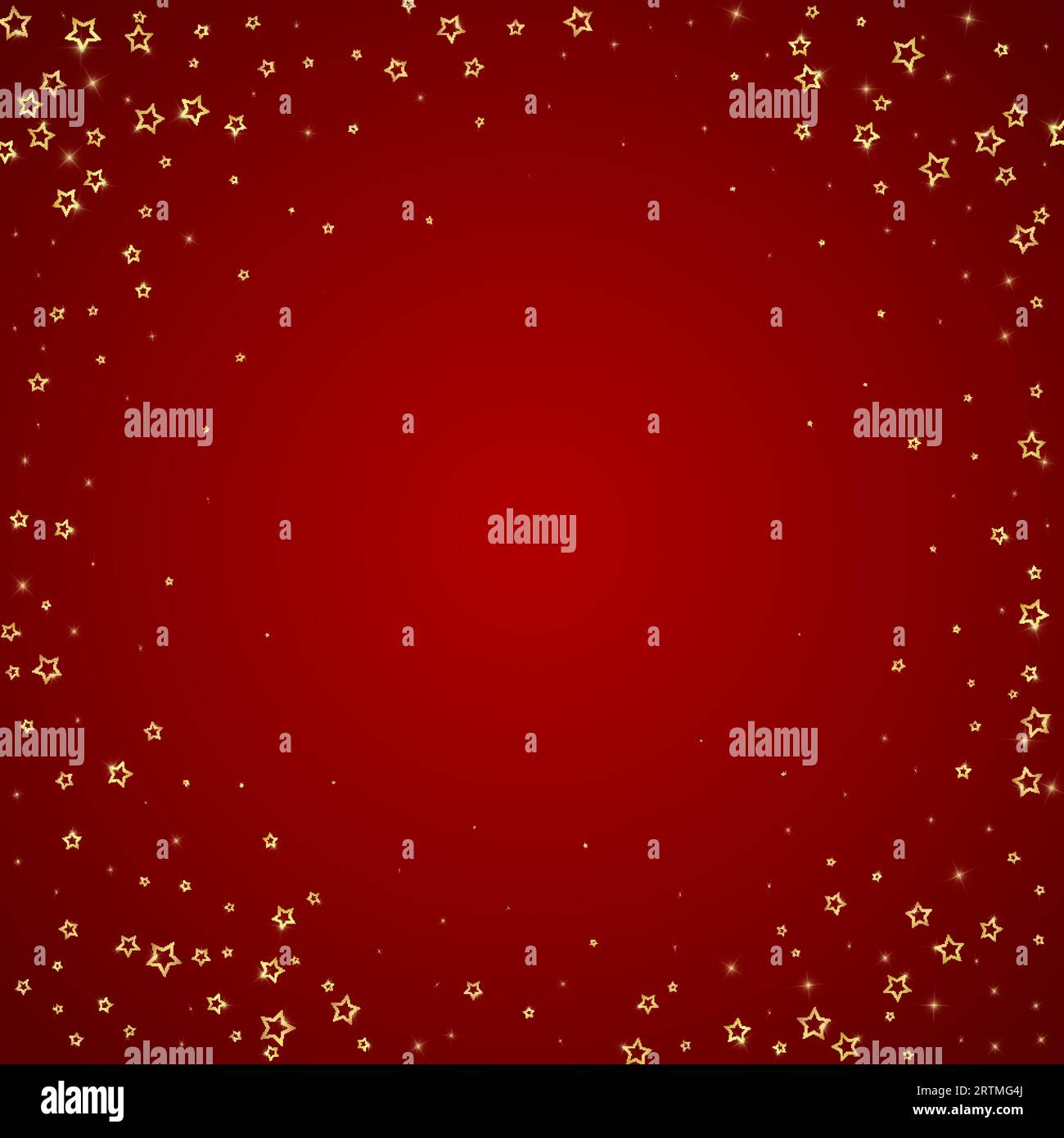 Twinkle stars scattered around randomly, flying, falling down, floating ...