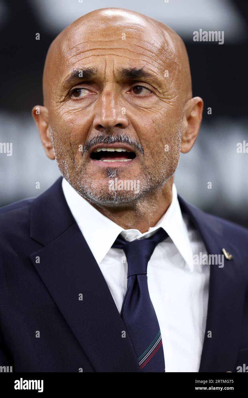 Luciano Spalletti, head coach of Italy looks on during the UEFA EURO ...