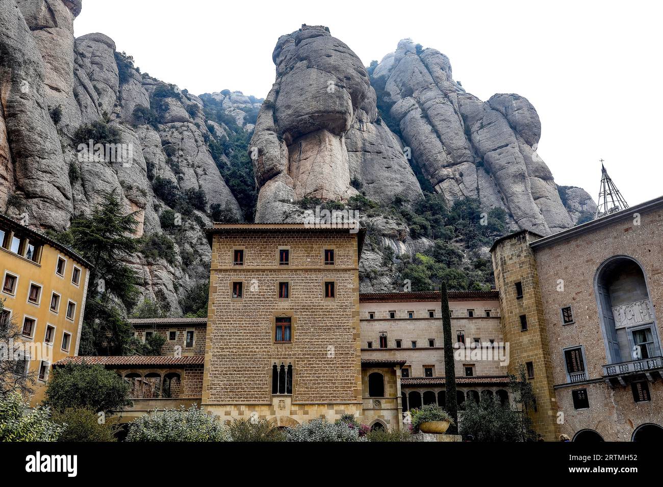 Montserrat monastery, Catalonia, Spain Stock Photo - Alamy