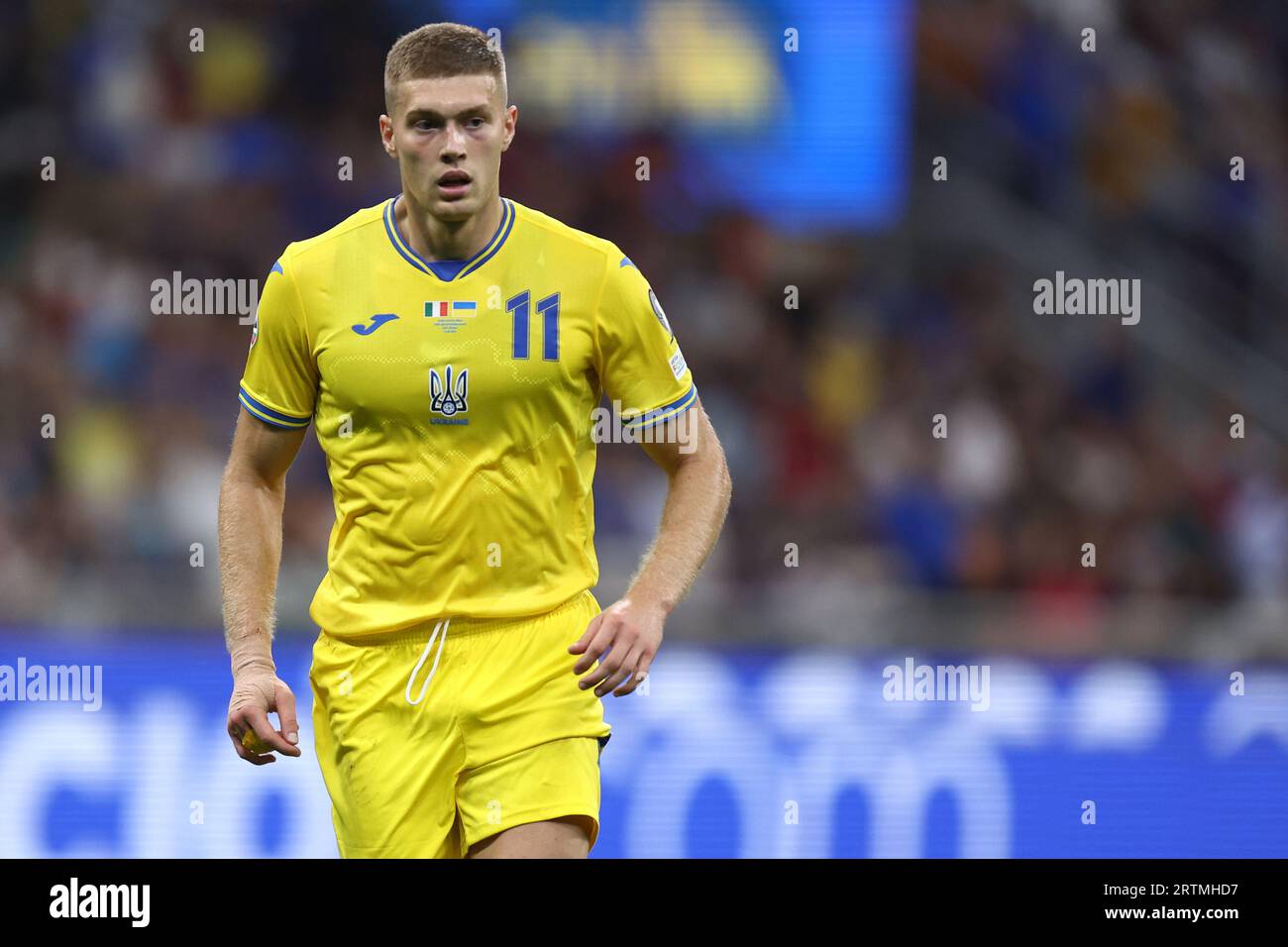 Artem Dovbyk of Ukraine looks on during the UEFA EURO 2024 European ...