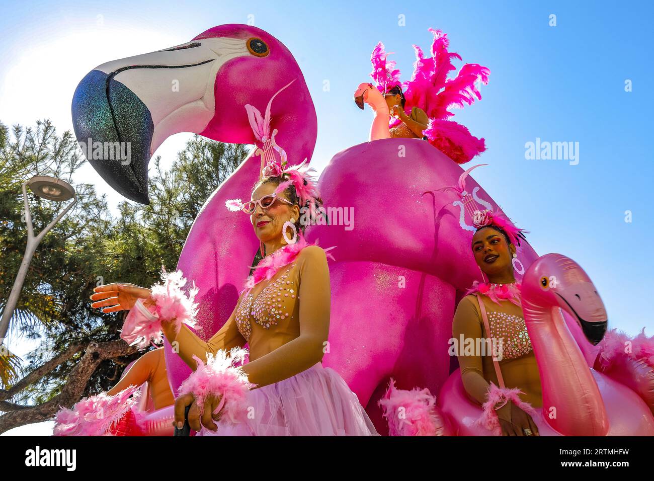 Sitges carnival float, Catalonia, Spain Stock Photo - Alamy