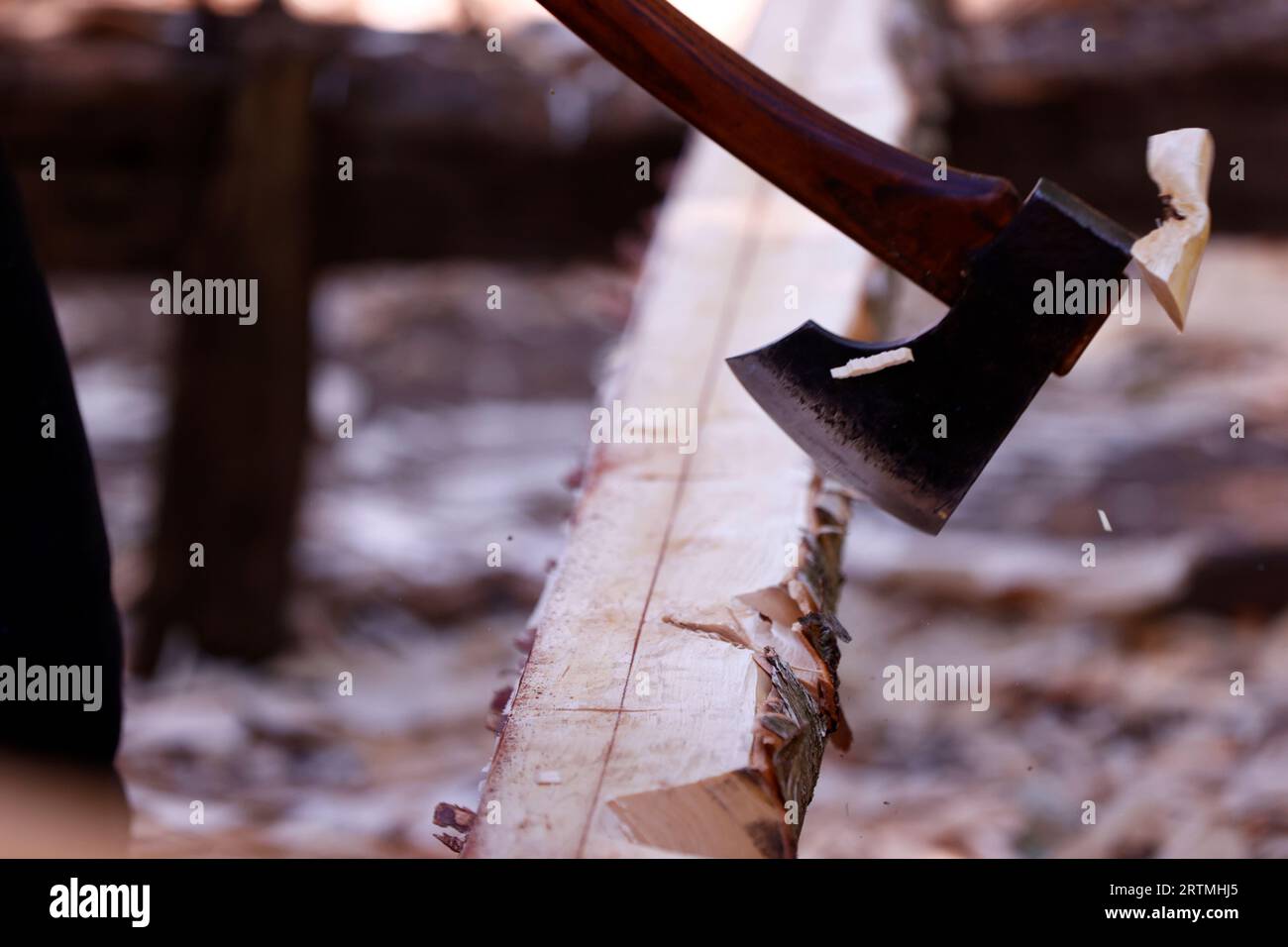 Guedelon Castle, medieval-site. Construction of a castle, using the ...