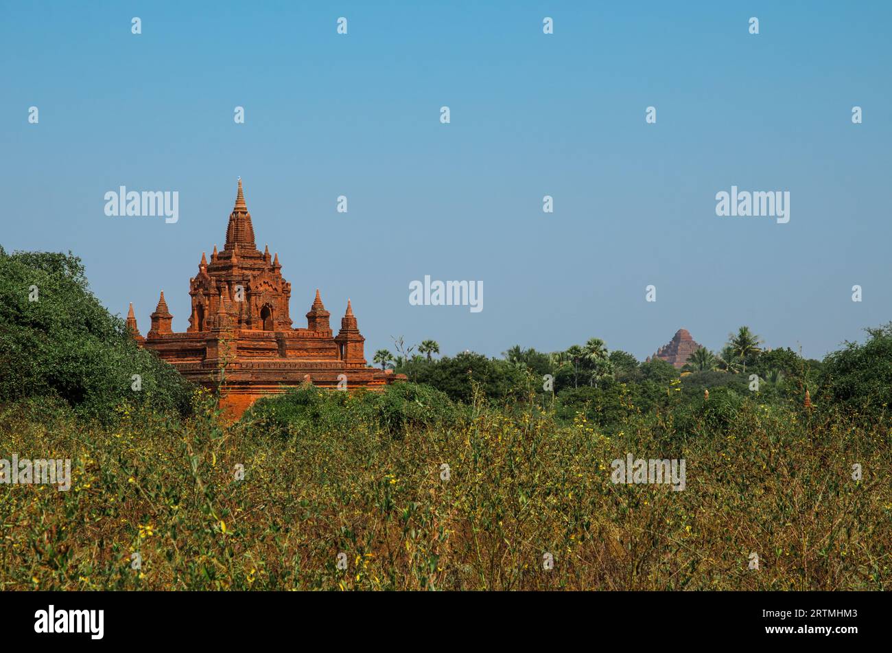 The architecture of ancient temples budistskih Bagan in Myanmar (Burma ...