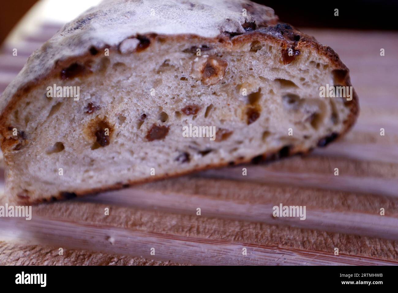 Traditional bread with dry fruits Stock Photo - Alamy