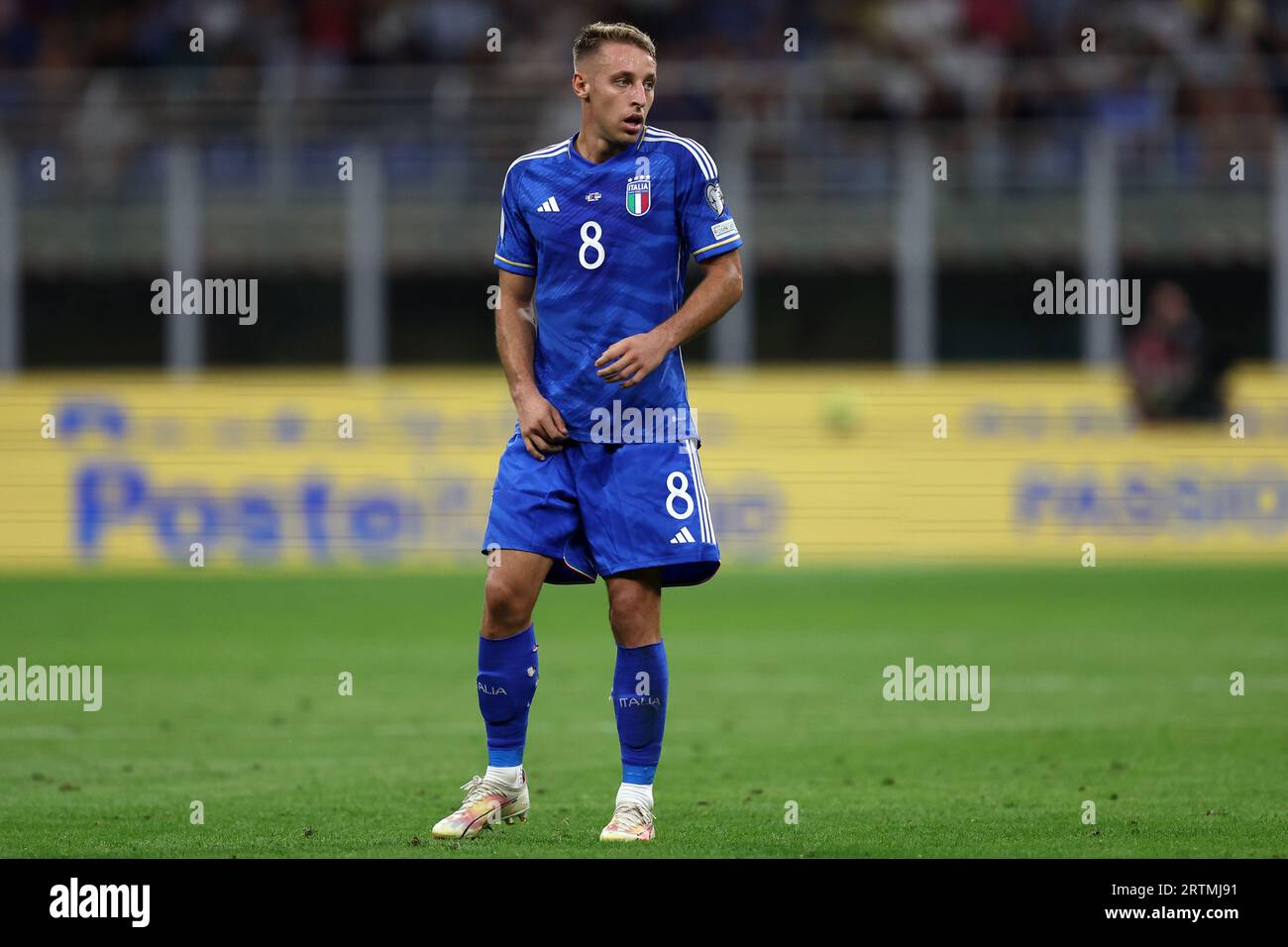 Davide Frattesi of Italy looks on during the UEFA EURO 2024 European ...