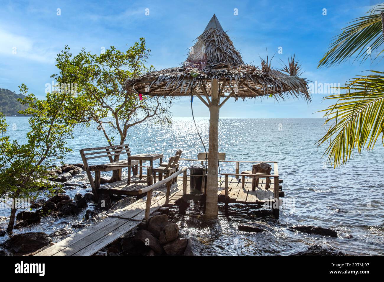 Tropical beautiful coastline, Bailan Beach, Koh Chang Island, Thailand ...