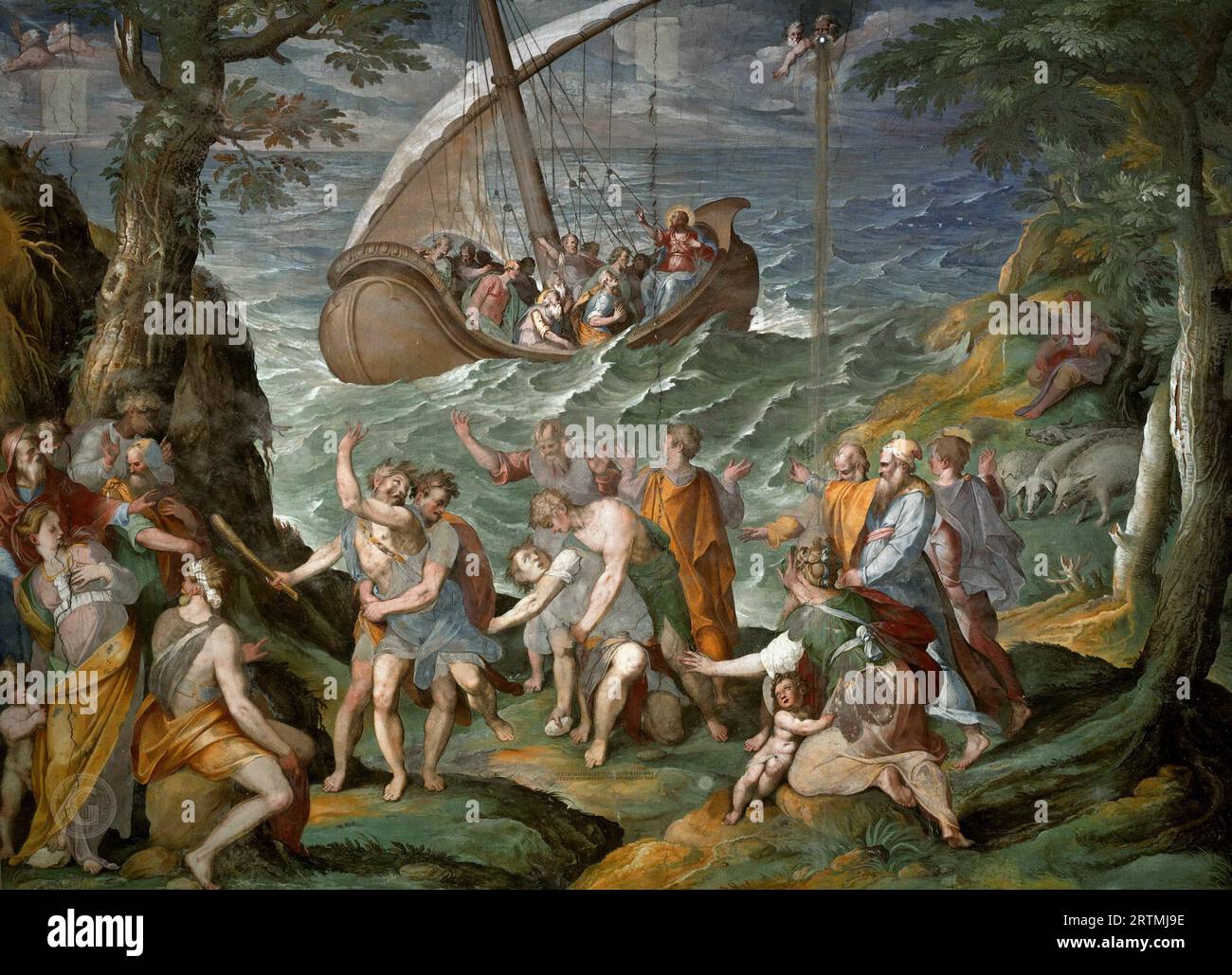 Christ stills the storm hi-res stock photography and images - Alamy