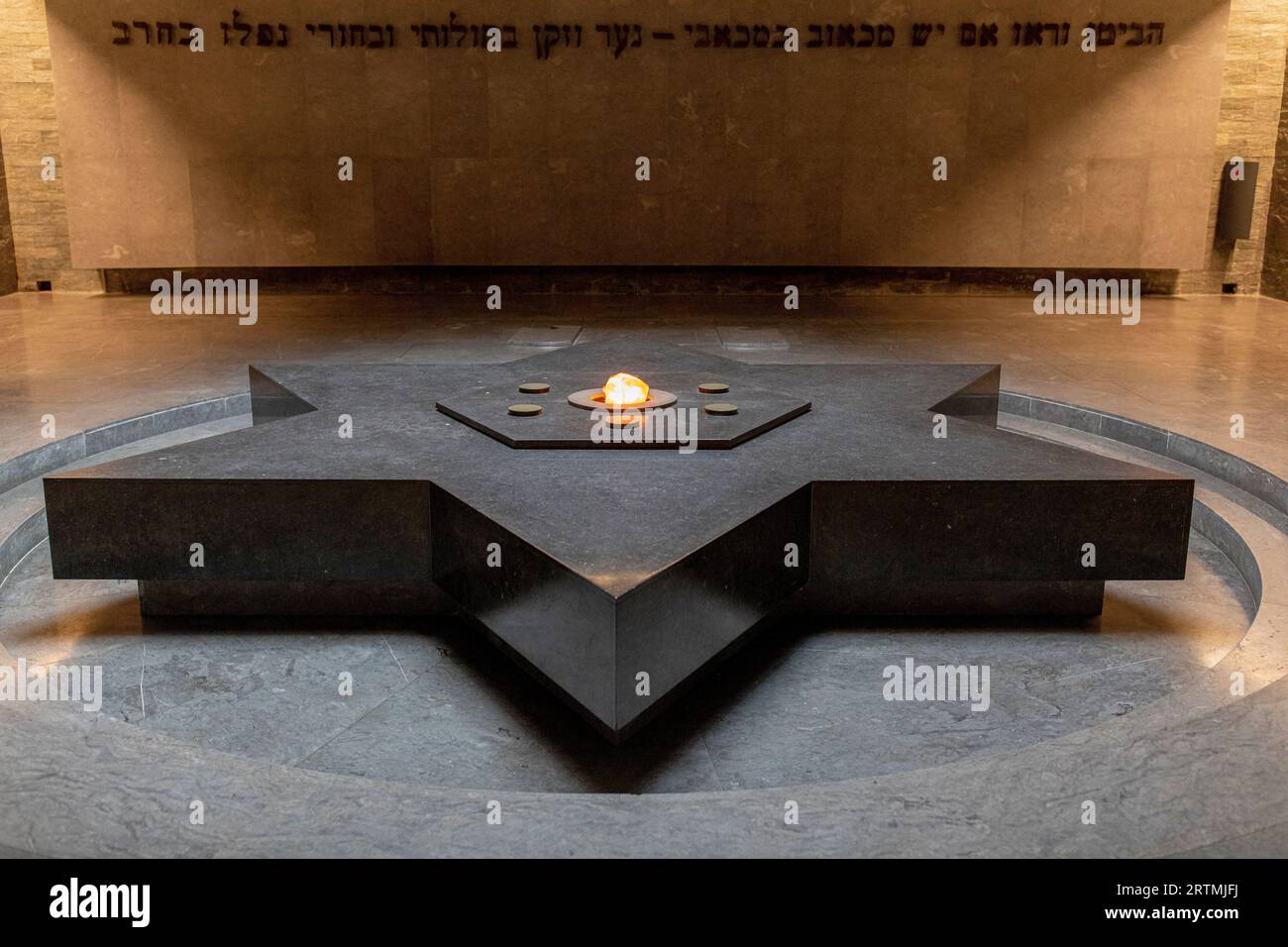 Holocaust memorial, Paris, France. Crypt Stock Photo - Alamy