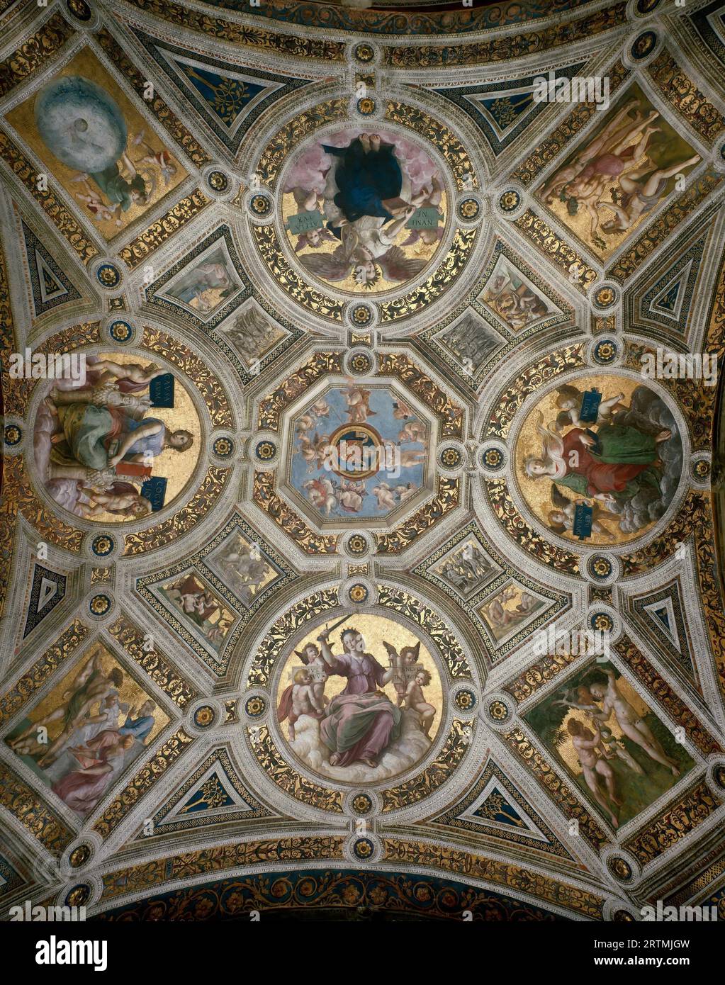 Stanza della segnatura ceiling hi-res stock photography and images - Alamy