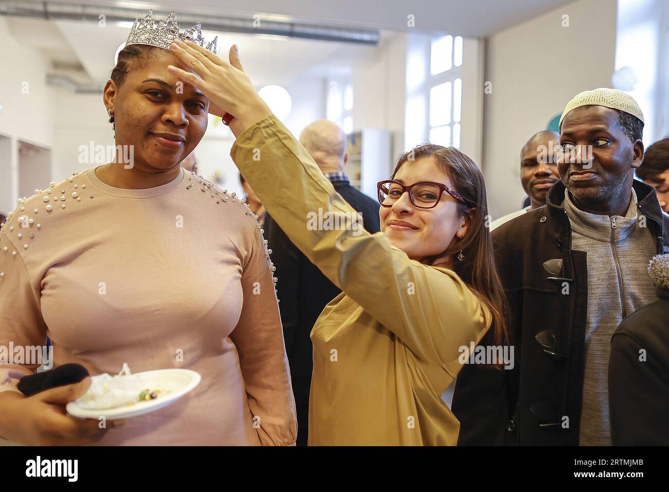 Traditional Epiphany celebration at La Maison Bakhita, Paris, France ...