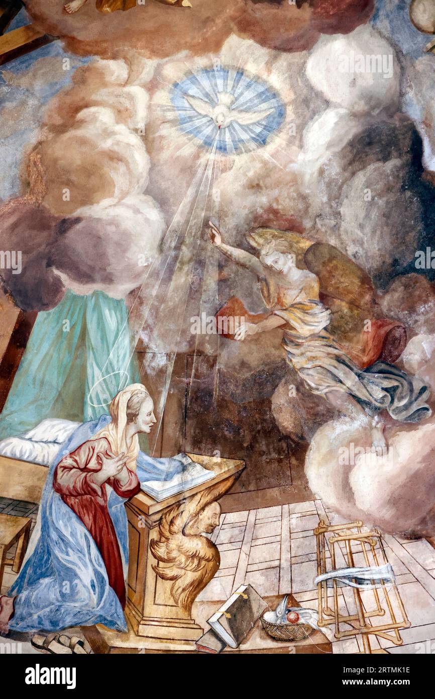 Our Lady Of The Assumption Baroque Church. The Annunciation is the ...