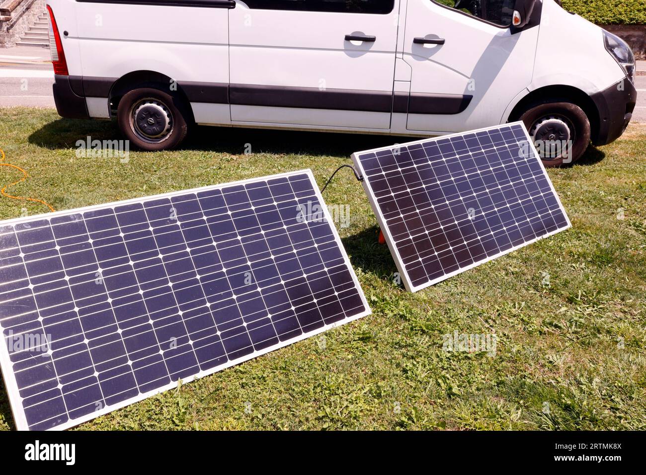Solar panels on a caravan hi-res stock photography and images - Alamy