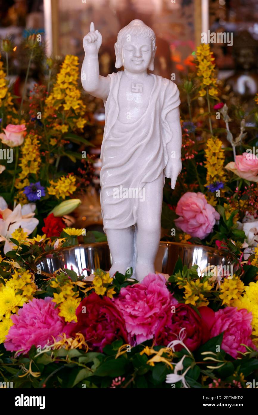 Tu An buddhist temple. Vesak celebration. Birthday of Shakyamuni Buddha ...