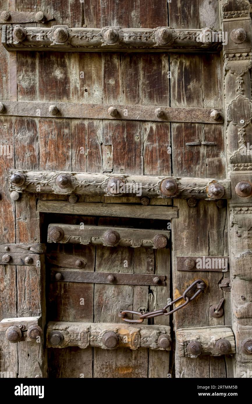 Daulatabad fort door, India Stock Photo - Alamy