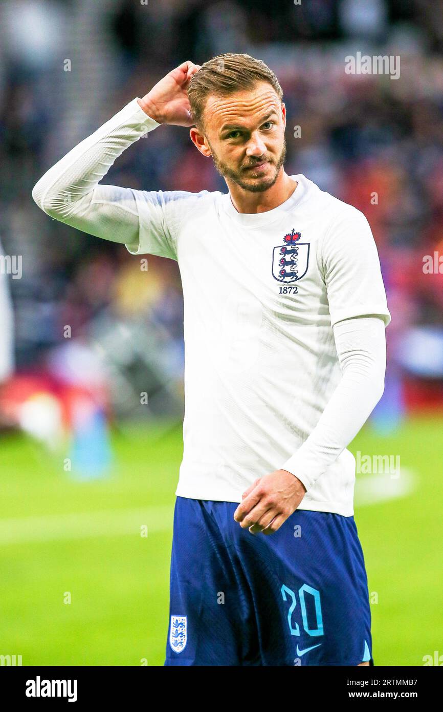 JAMES MADDISON, professional football player, during a training session ...