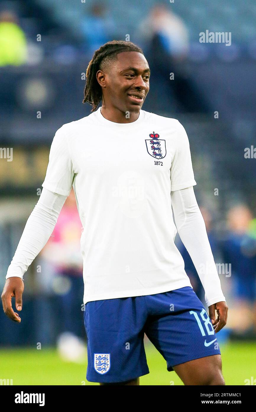 EBERECHI EZE, professional football player, during a training session ...