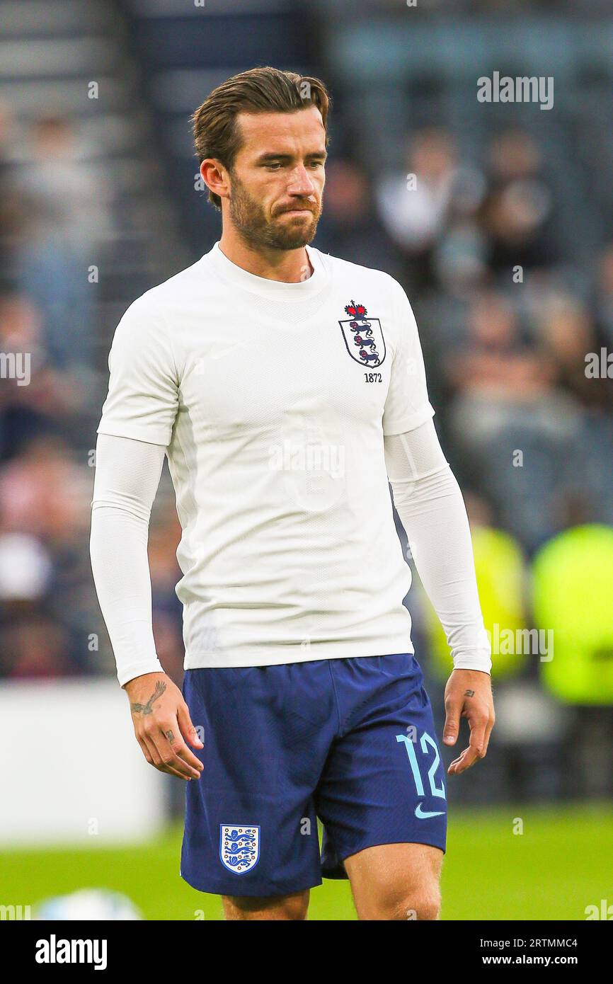 BEN CHILWELL, professional football player, during a training session ...