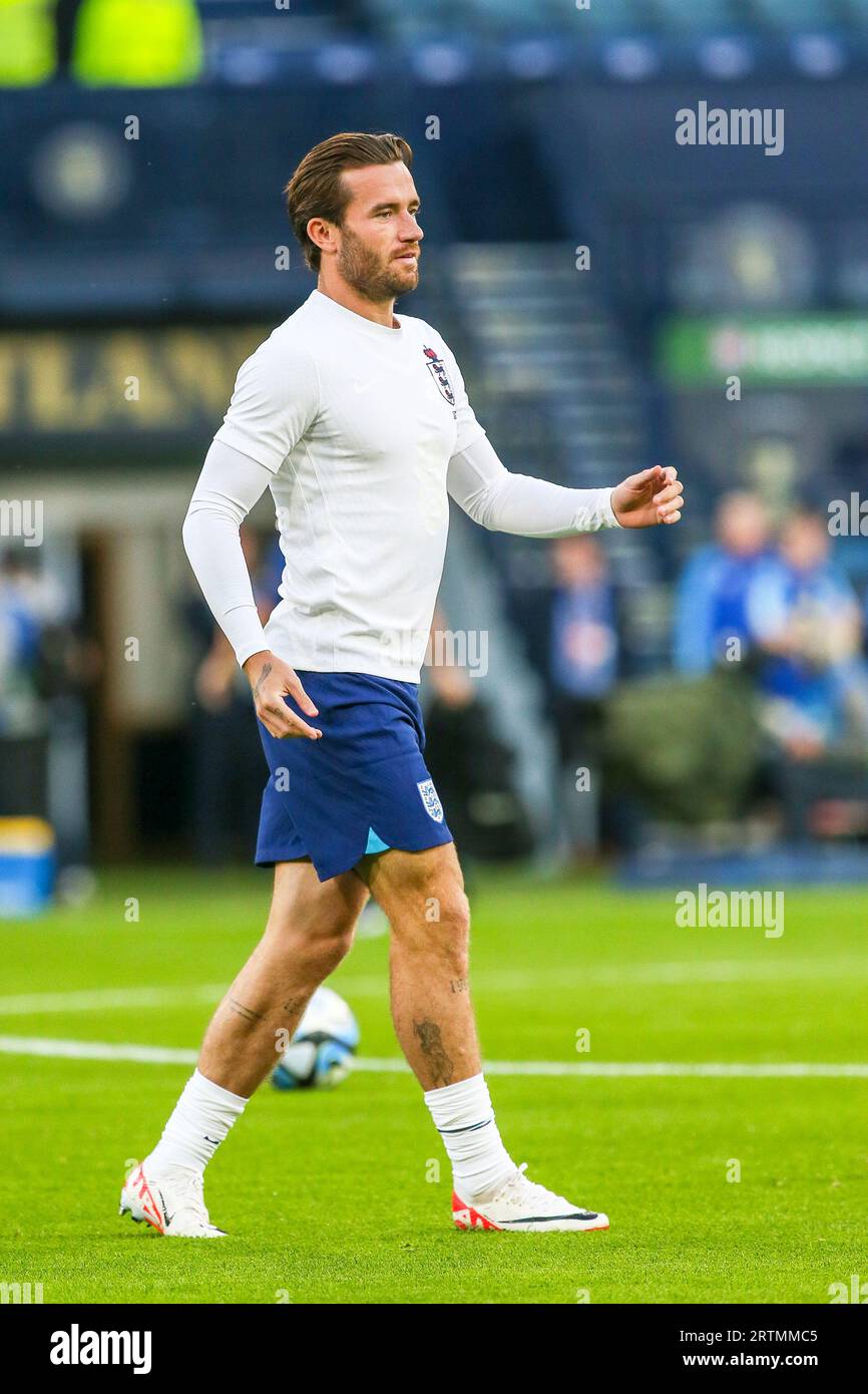 BEN CHILWELL, professional football player, during a training session ...