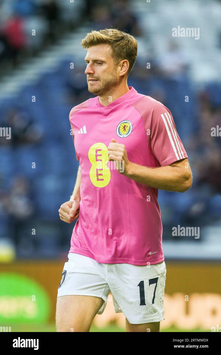 STUART ARMSTRONG, professional football player, during a training ...