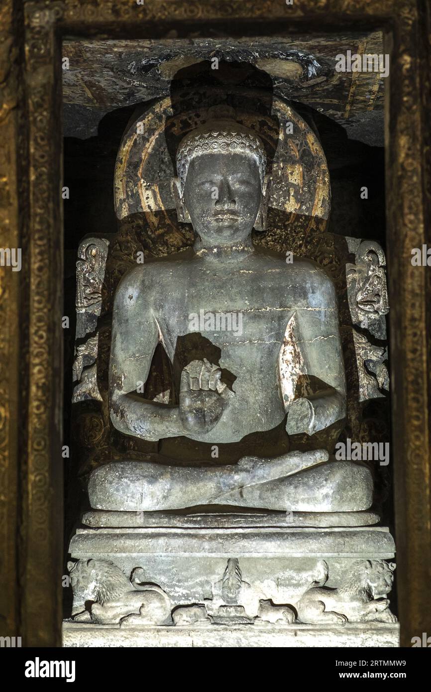 Ajanta caves, a UNESCO World Heritage Site in Maharashtra, India ...