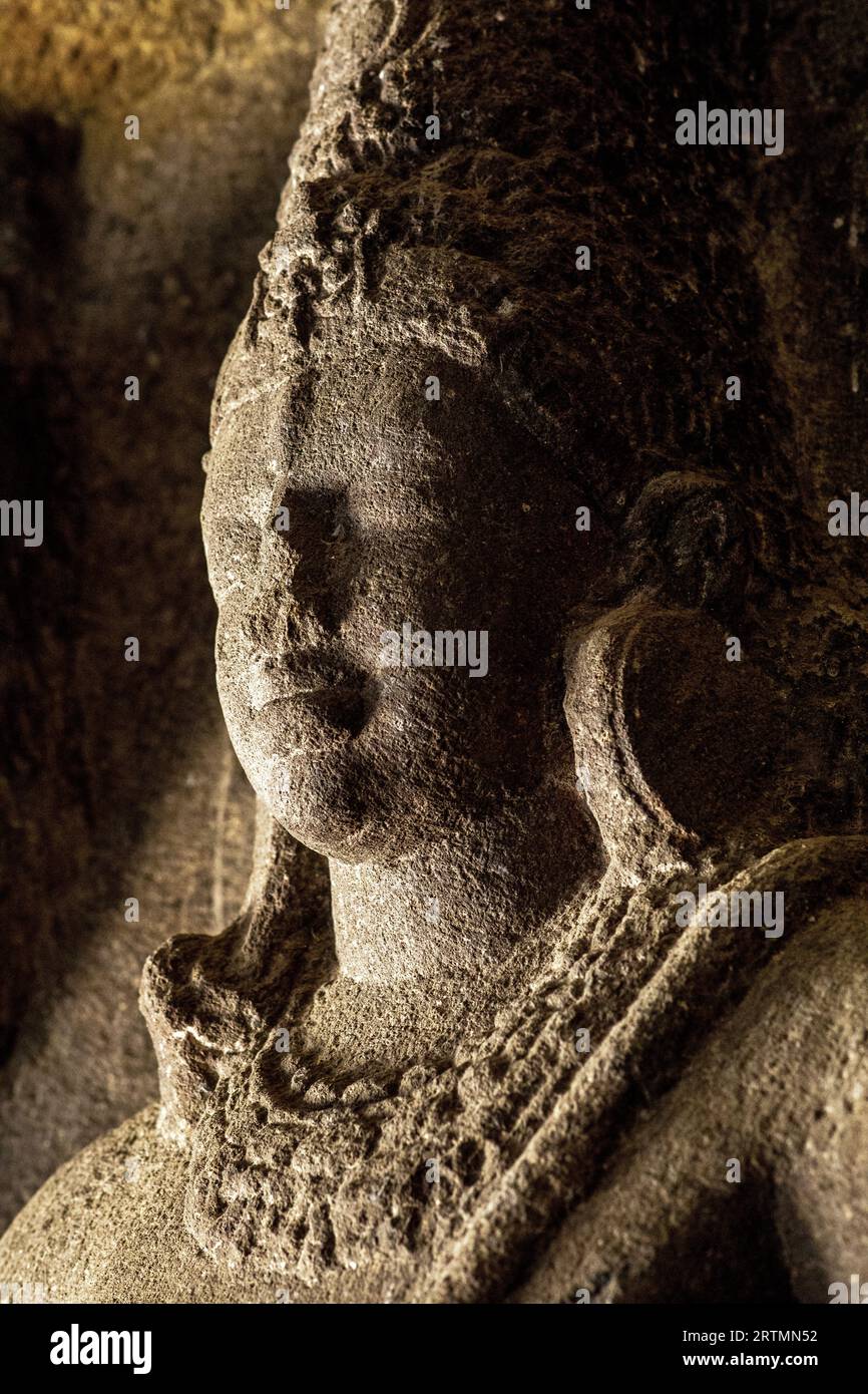 Ellora caves, a UNESCO World Heritage Site in Maharashtra, India. Cave ...