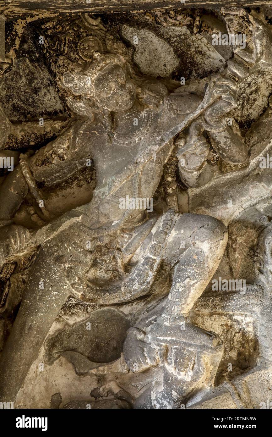 Ellora caves, a UNESCO World Heritage Site in Maharashtra, India. Cave ...