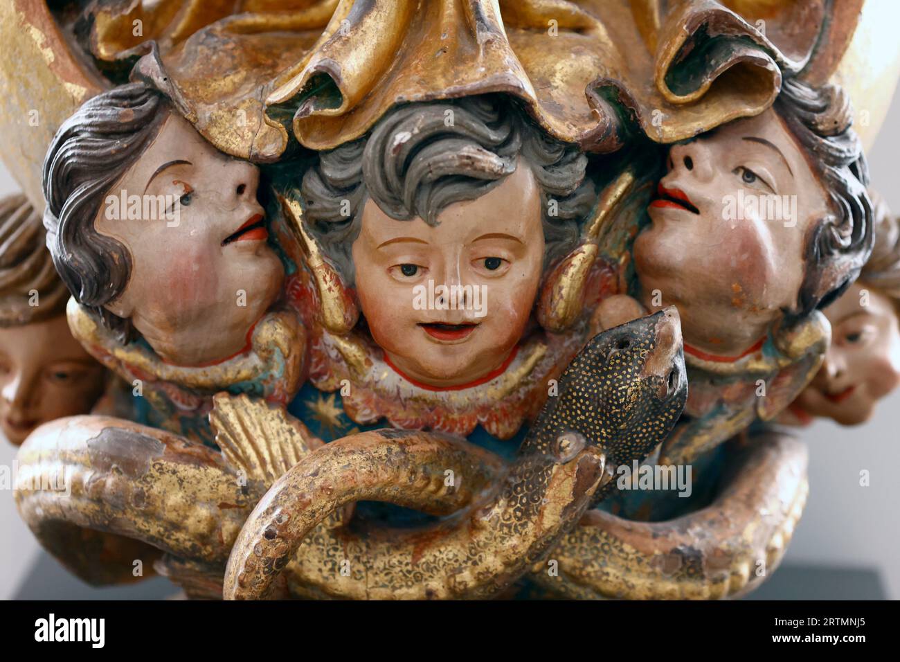 Order of St. Francis Museum. Religious symbol of Christianity: Virgin ...