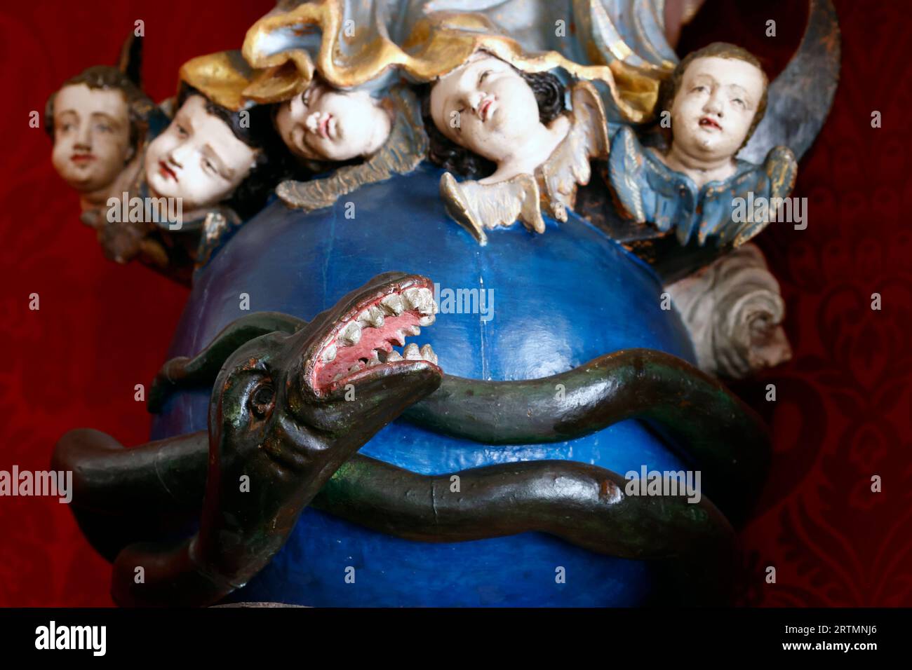 Church of the Third Order of St Francis. Religious symbol of ...