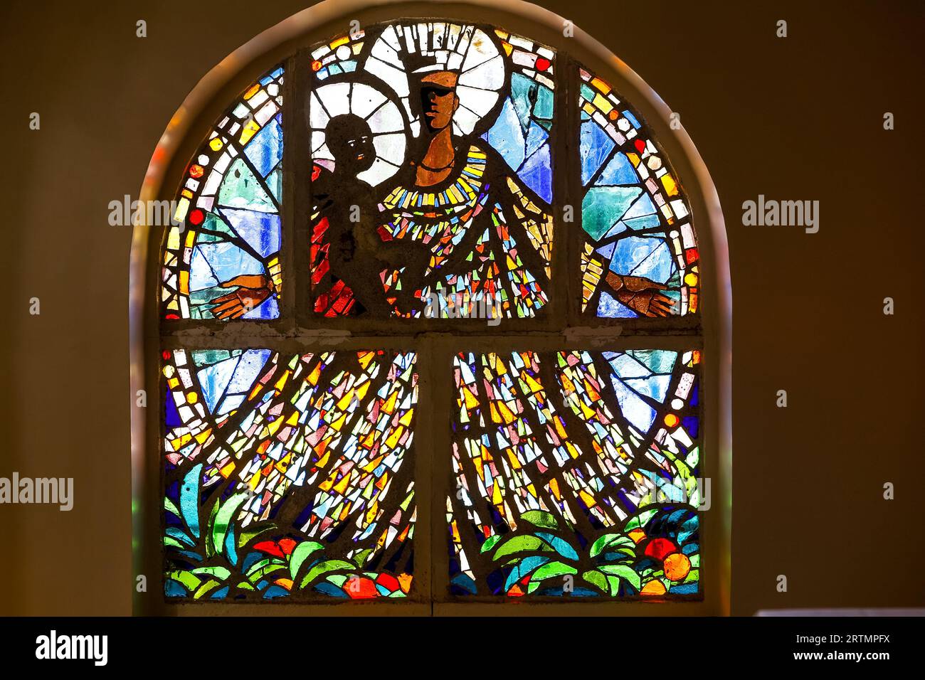 Notre Dame de la Delivrance catholic basilica, Popenguine, Senegal ...