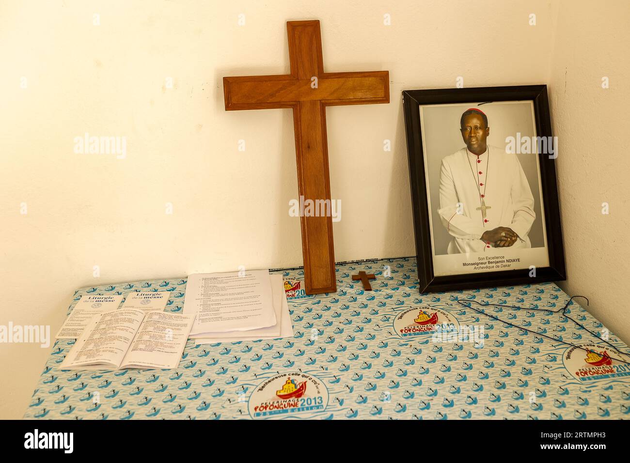 Notre Dame de la Delivrance catholic basilica, Popenguine, Senegal ...