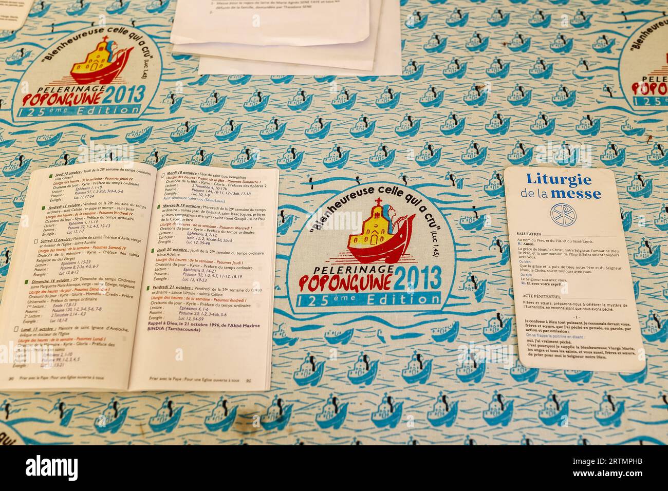 Notre Dame de la Delivrance catholic basilica, Popenguine, Senegal ...