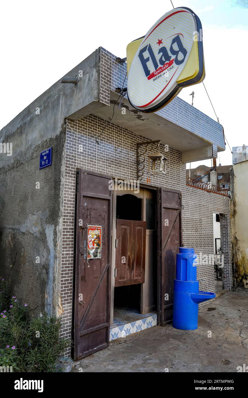 Bar in Dakar, Senegal Stock Photo - Alamy