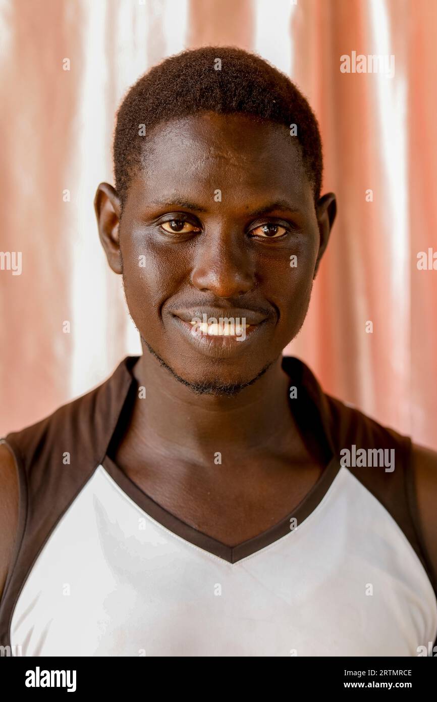 Smiling young Senegalese in Kaolack, Senegal Stock Photo - Alamy