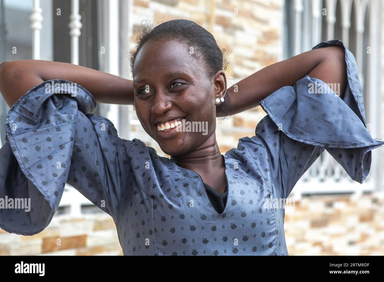 Young Senegalese woman in Fatick, Senegal Stock Photo - Alamy
