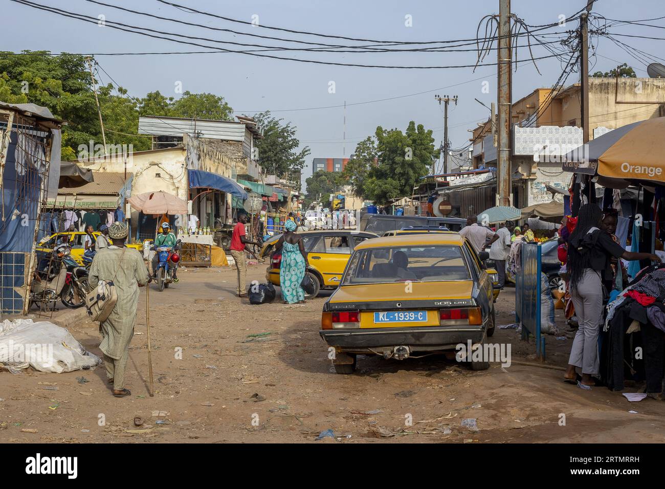 Kaolack central market, Senegal Stock Photo - Alamy