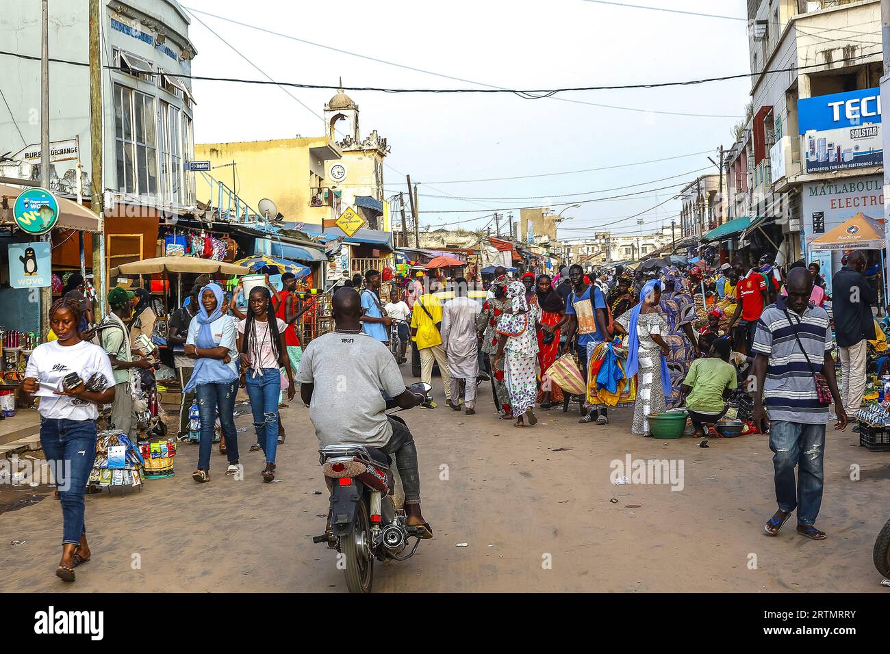 Kaolack central market, Senegal Stock Photo - Alamy