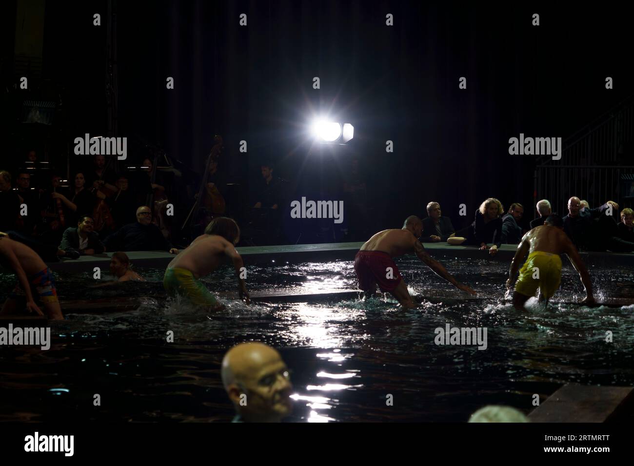 Rehearsaal of "Das Floß der Medusa" Komische Oper, Hangar1 ...