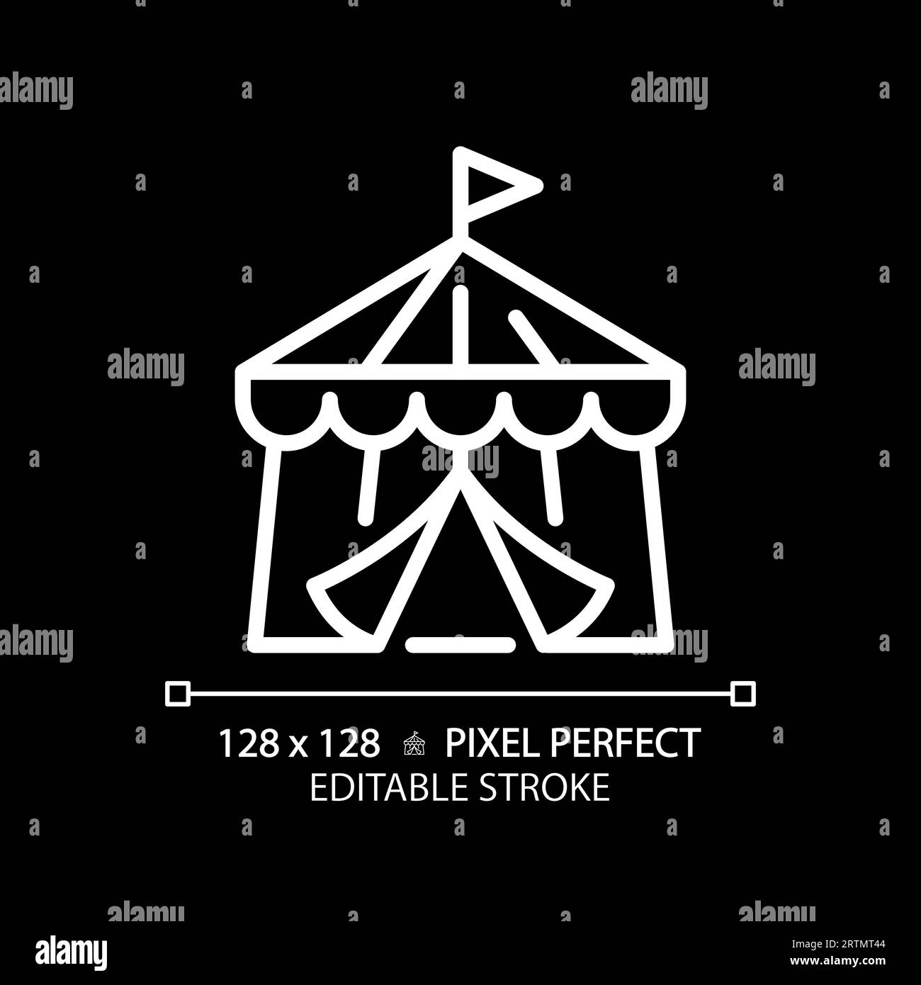 Circus tent illustration Black and White Stock Photos & Images - Alamy