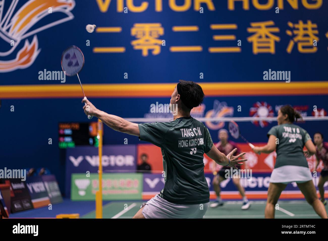 Hong Kong, China. 13th Sep, 2023. Tang Chun Man, Tse Ying Suet of Hong ...