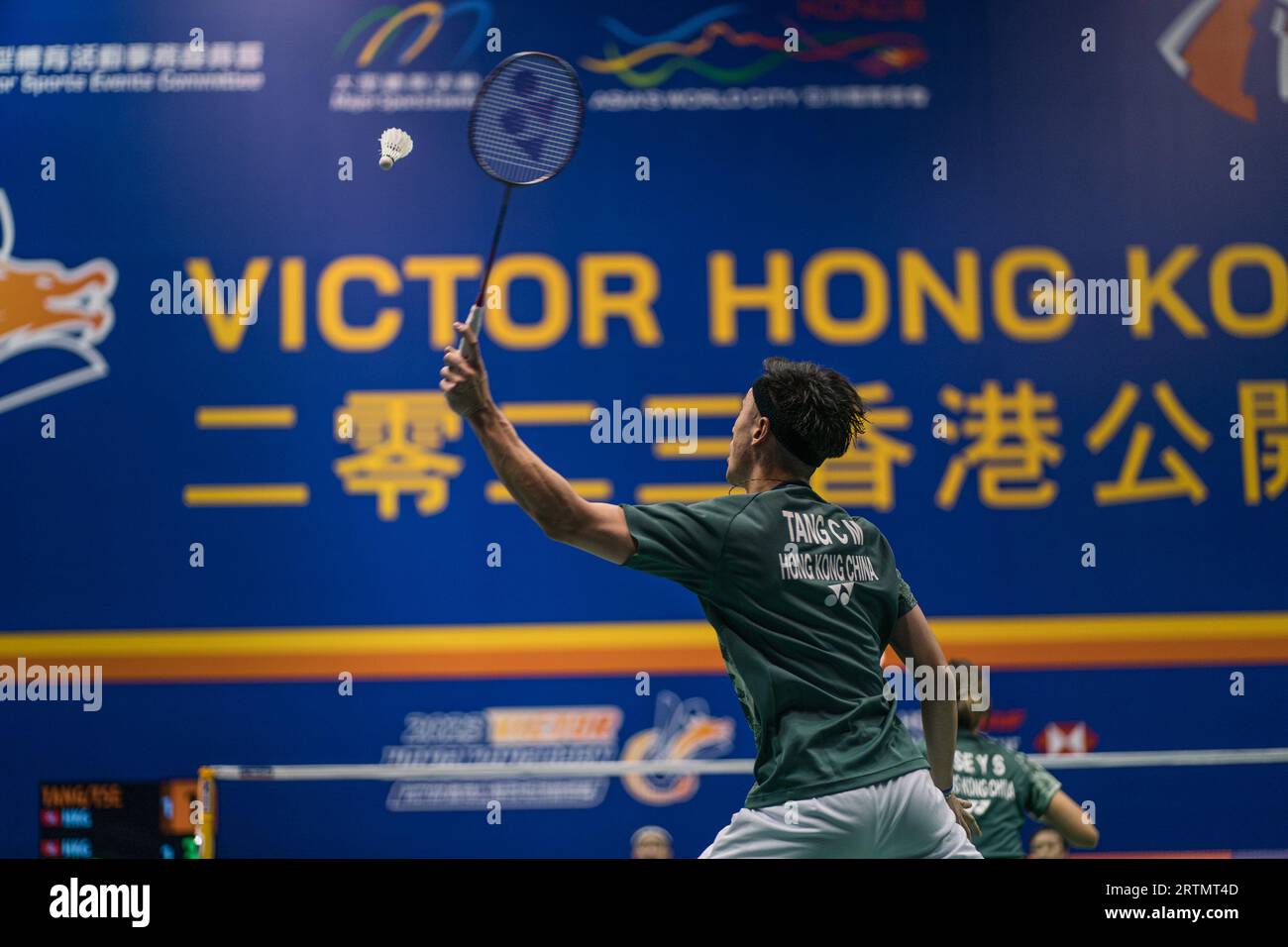 Hong Kong, China. 13th Sep, 2023. Tang Chun Man, Tse Ying Suet of Hong ...