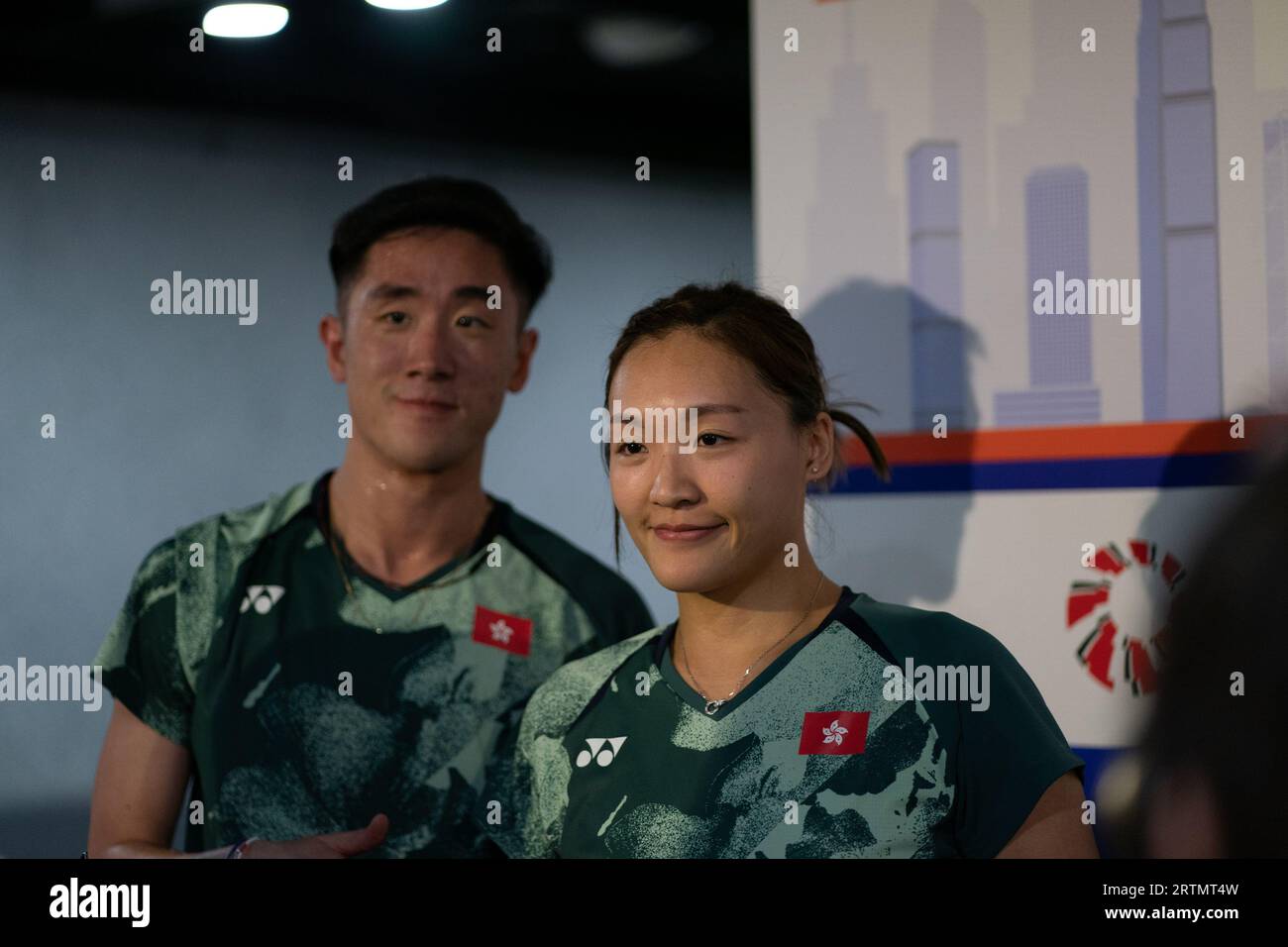 Hong Kong, China. 13th Sep, 2023. Tang Chun Man, Tse Ying Suet of Hong ...