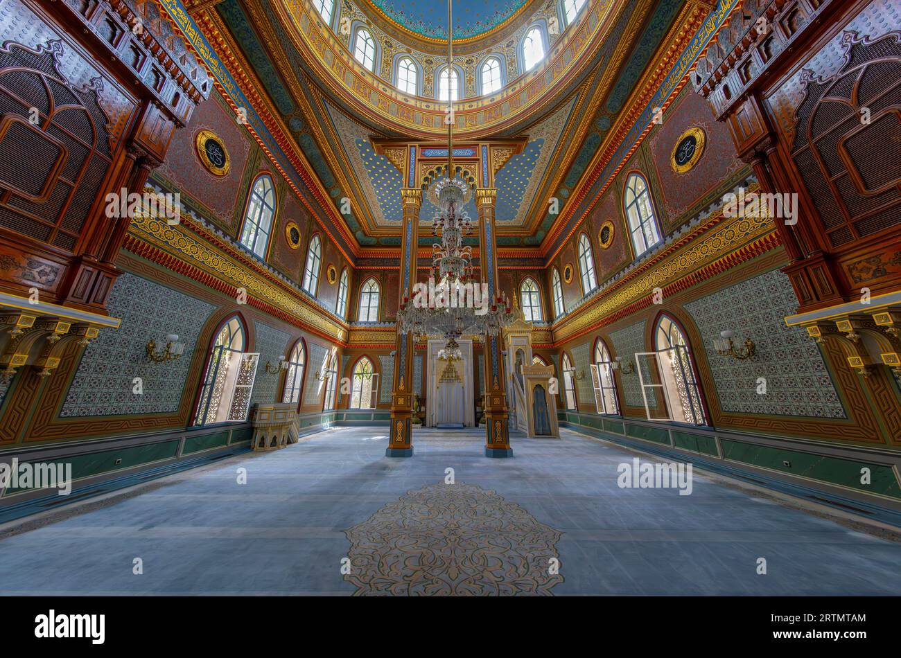 Istanbul, Turkey, September 11, 2023: Yildiz Hamidiye Mosque built by ...