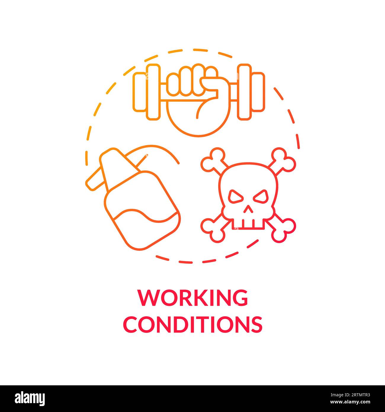 Working conditions red gradient concept icon Stock Vector Image & Art ... Working conditions red gradient concept icon Stock Vector Image & Art ...
