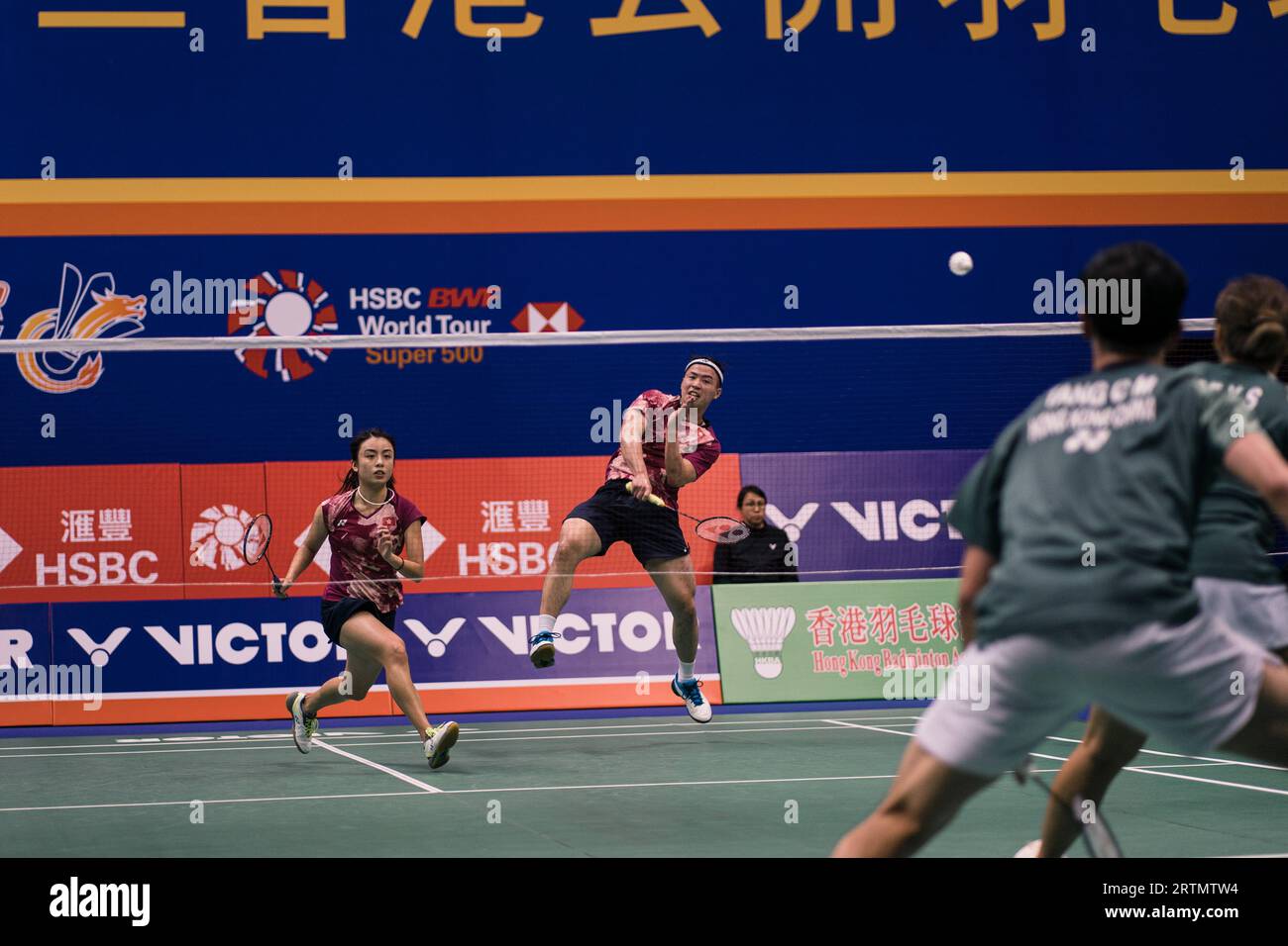 Hong Kong, China. 13th Sep, 2023. Tang Chun Man, Tse Ying Suet of Hong ...