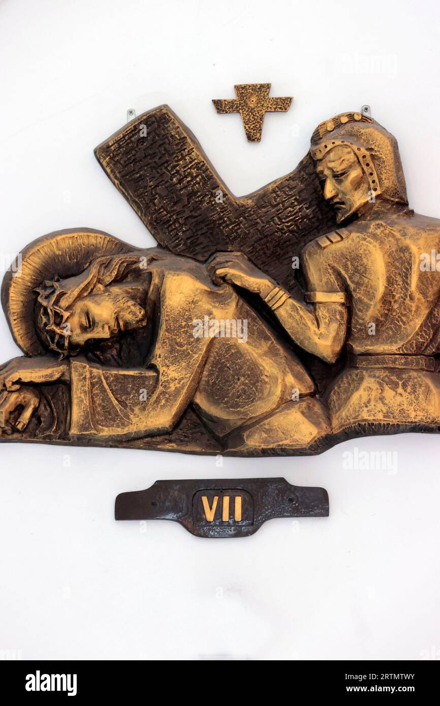 Jesus falls the second time hi-res stock photography and images - Alamy