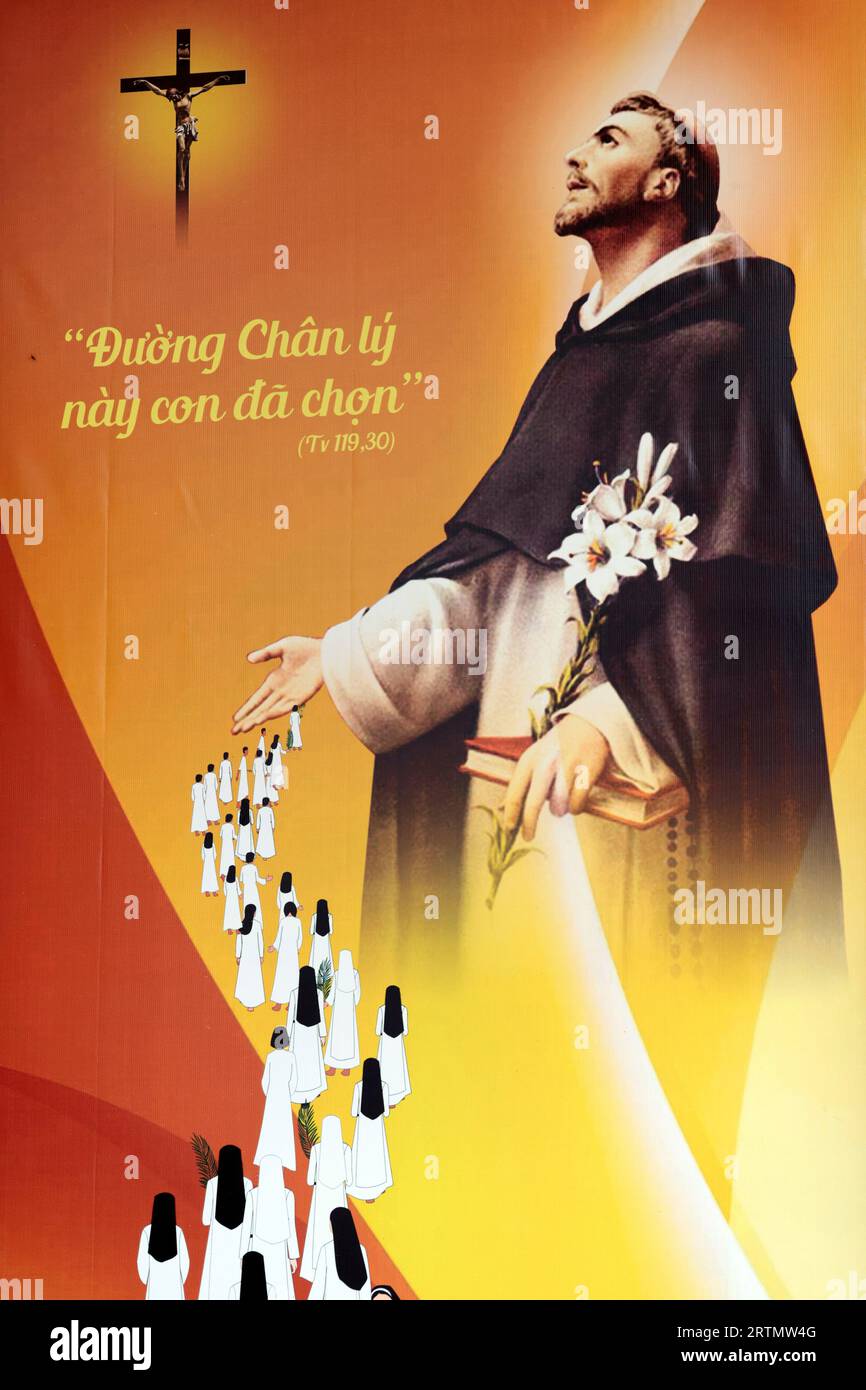Catholic church. Dominican community. Saint Dominic de Gusman founder ...