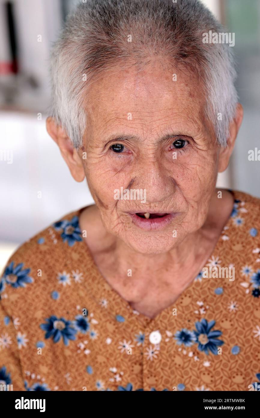 Retirement home for poor women run by Dominican Sisters. Senior woman ...