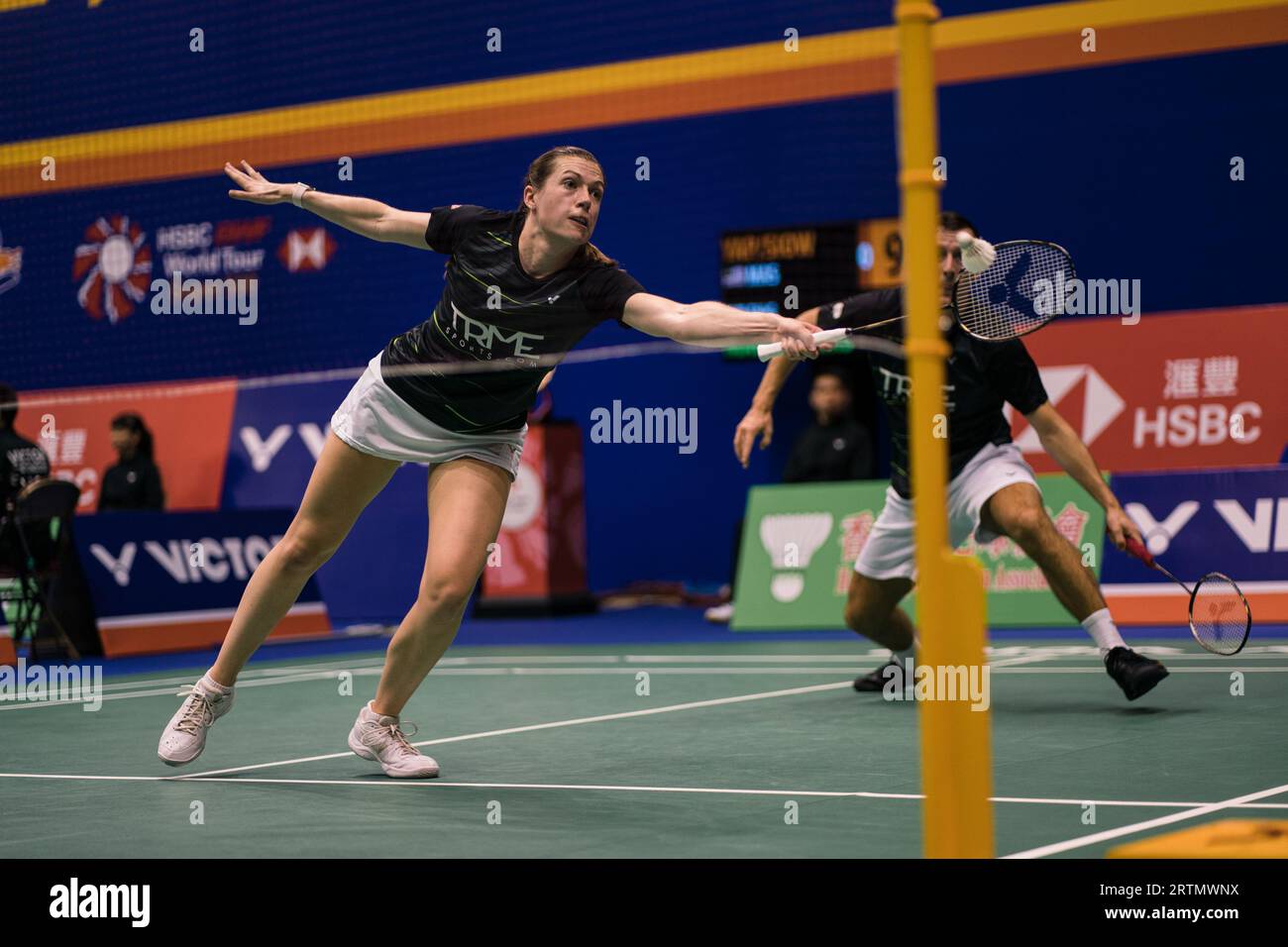 Hong Kong, China. 13th Sep, 2023. Gregory Maris, Jenny Maris of England ...