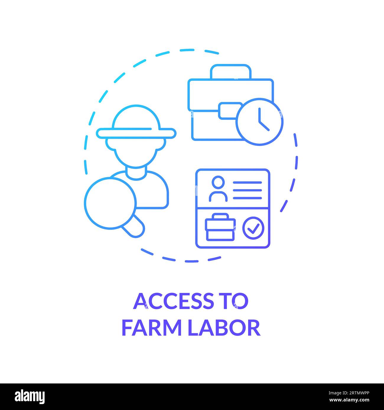 Farm workforce Stock Vector Images - Alamy