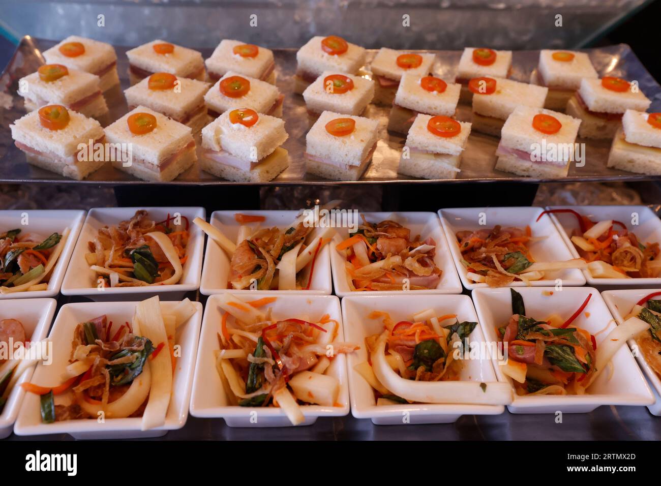 Food buffet in a restaurant. Ho Chi Minh city. Vietnam Stock Photo - Alamy